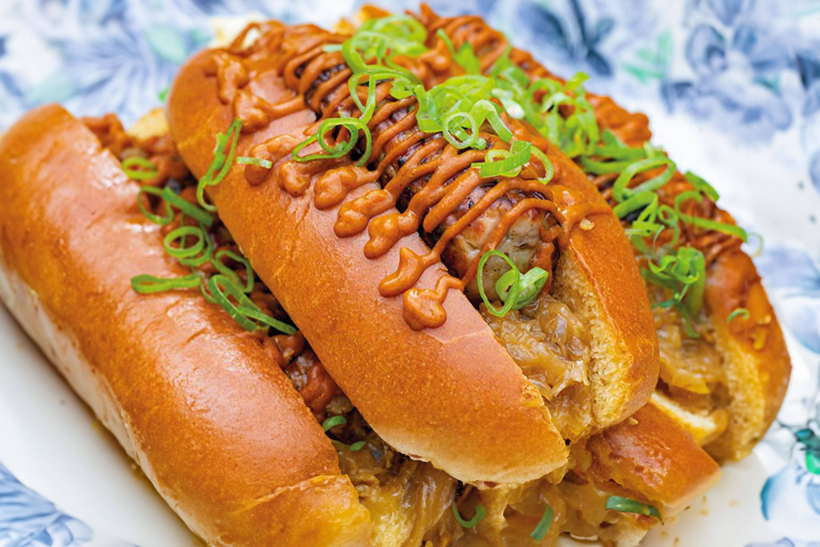 Curried Ketchup Hotdogs with Sticky Onion Jam | ALDI UK