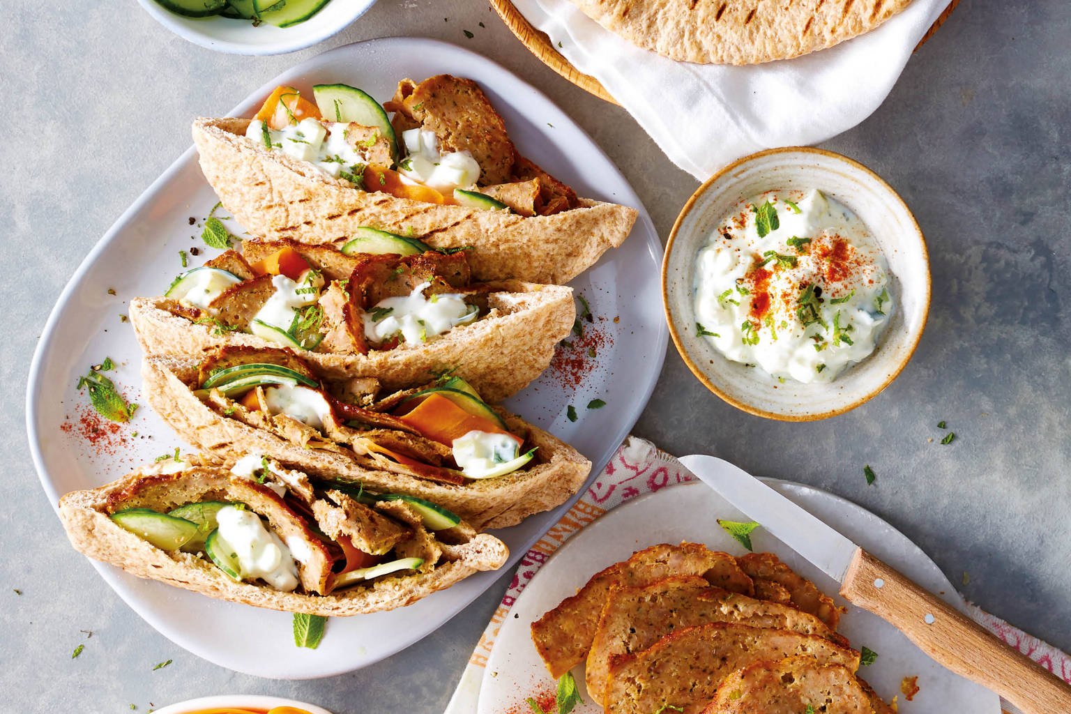 Fakeaway Doner Kebabs with homemade Tzatziki | ALDI UK