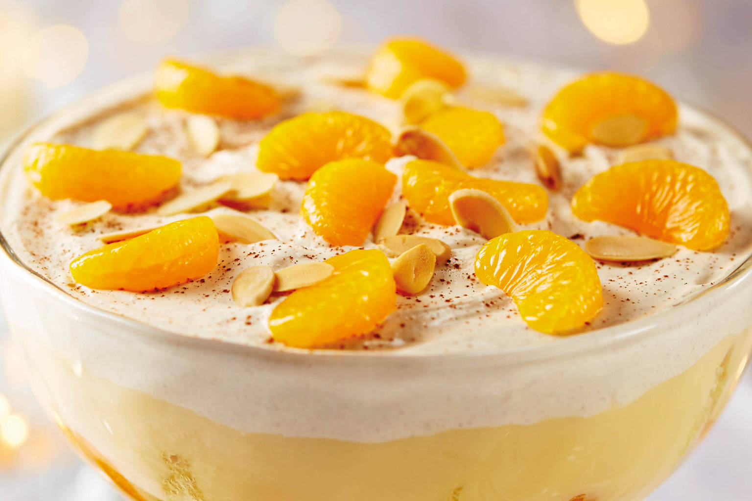 Mandarin Pandoro Trifle with Spiced Cream | ALDI UK