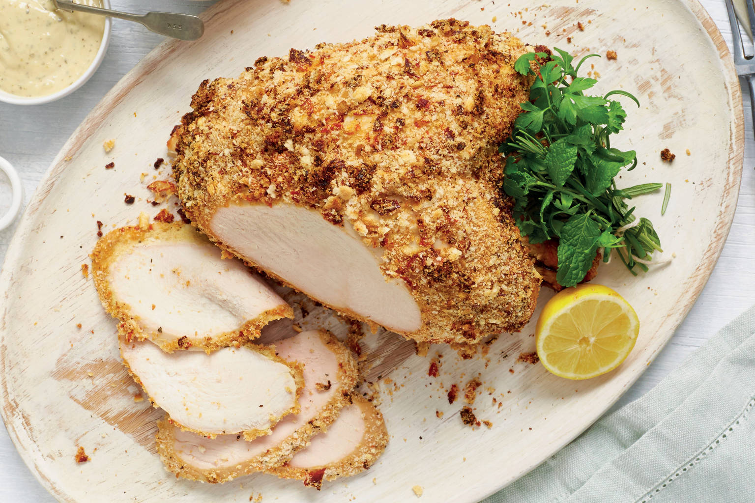 Turkey Crown with Chorizo Crust & Sherry Herb Gravy | ALDI UK