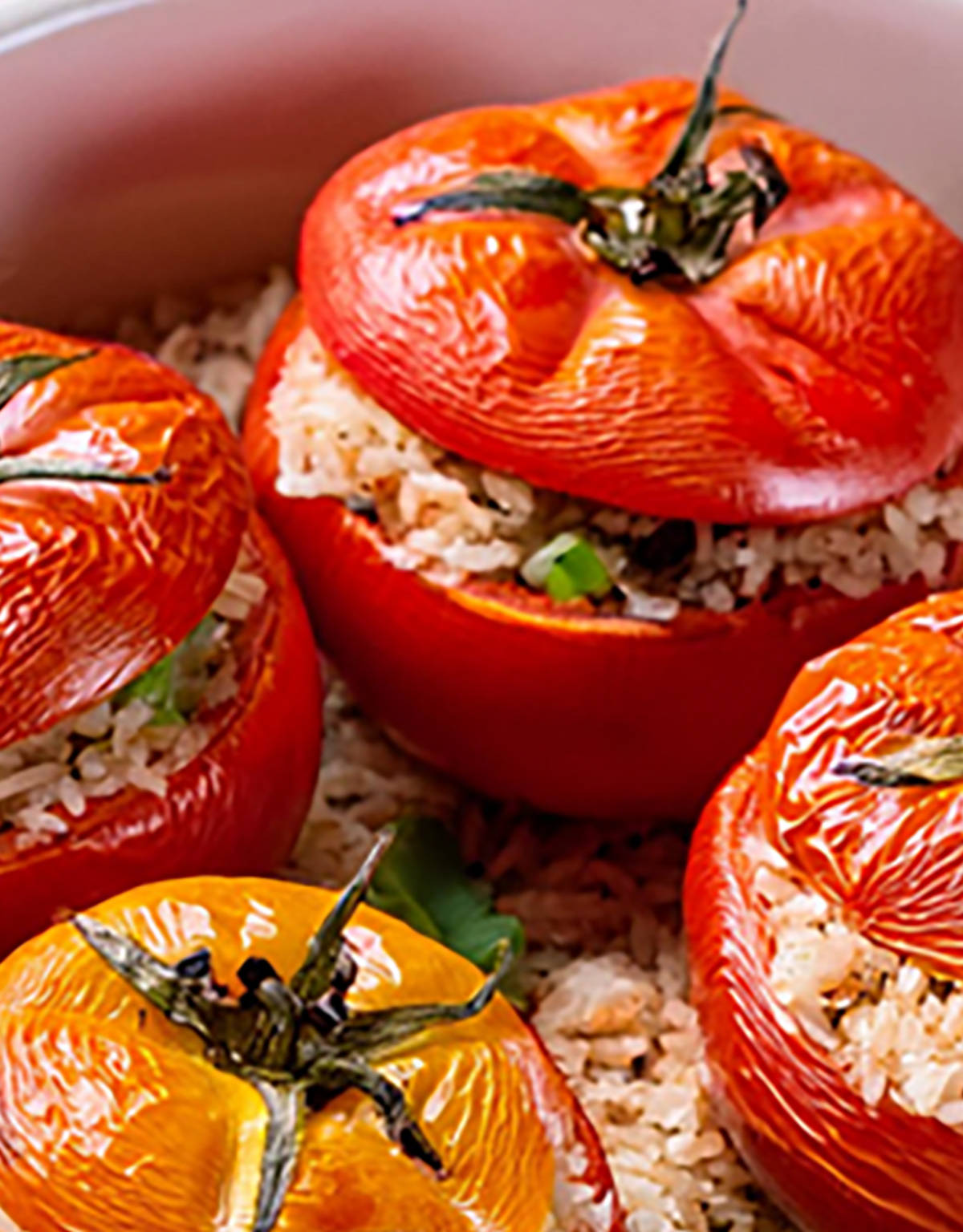 Gefllte Tomaten Mit Reis