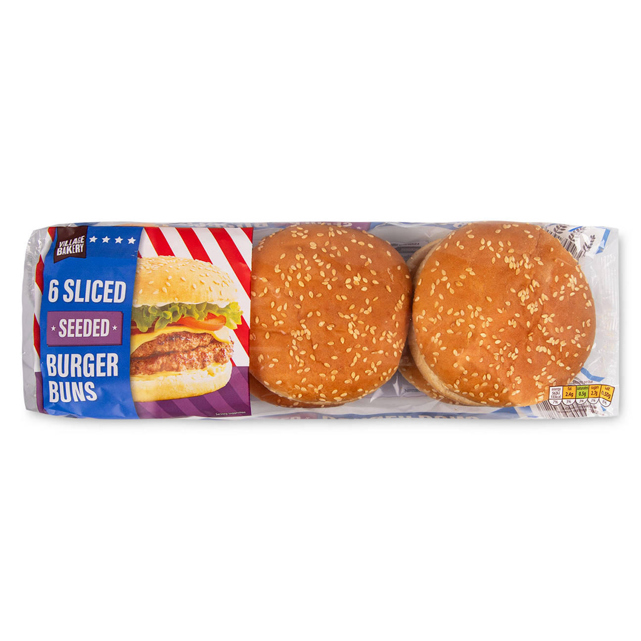 Sliced Seeded Burger Buns 6 Pack | ALDI UK