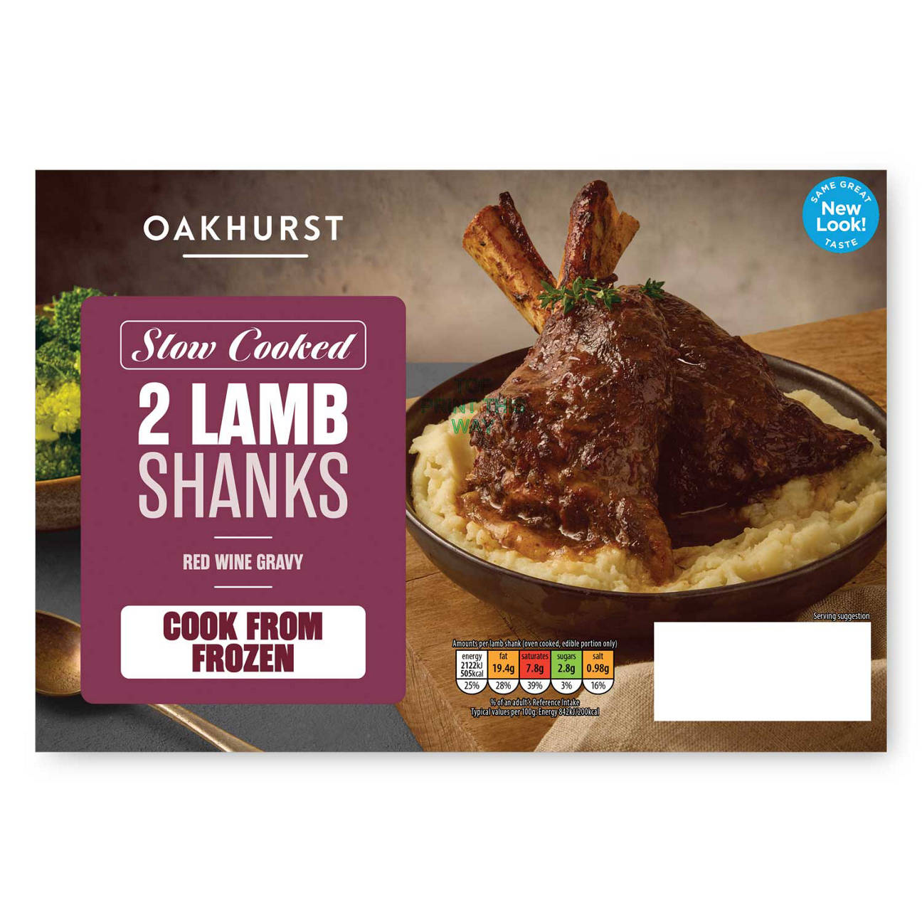 Red Wine Gravy Lamb Shanks 2 Pack | ALDI UK