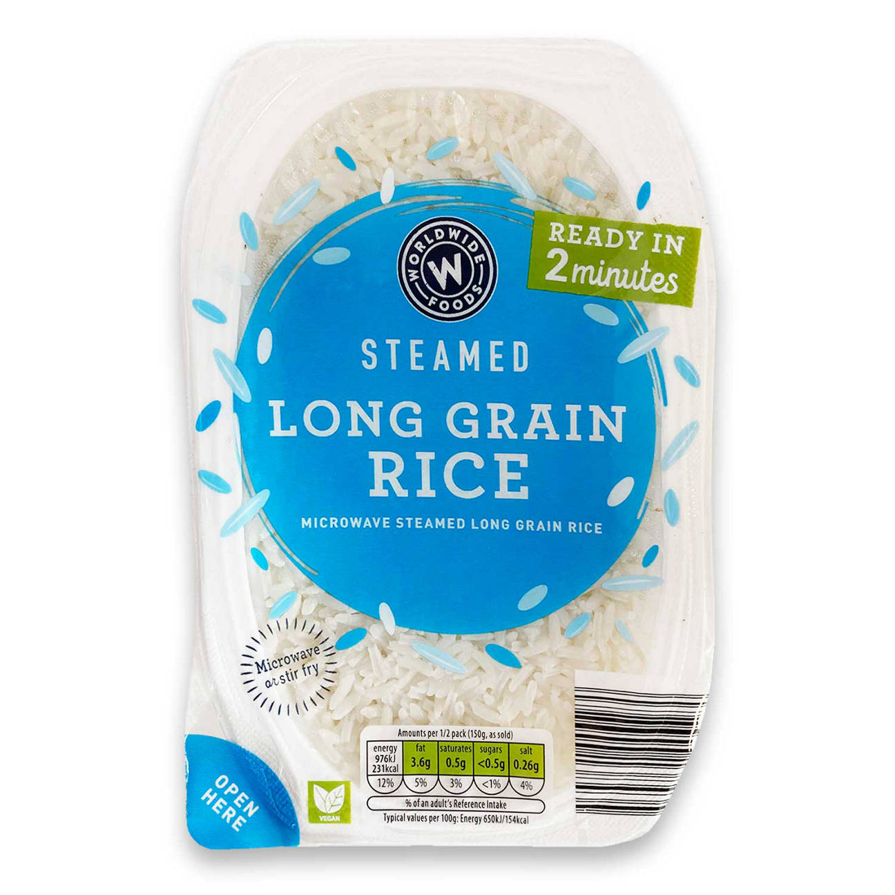 Steamed Long Grain Rice | ALDI IE