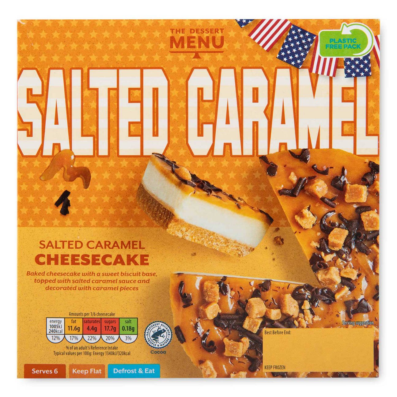 Salted Caramel American Cheesecake | ALDI UK