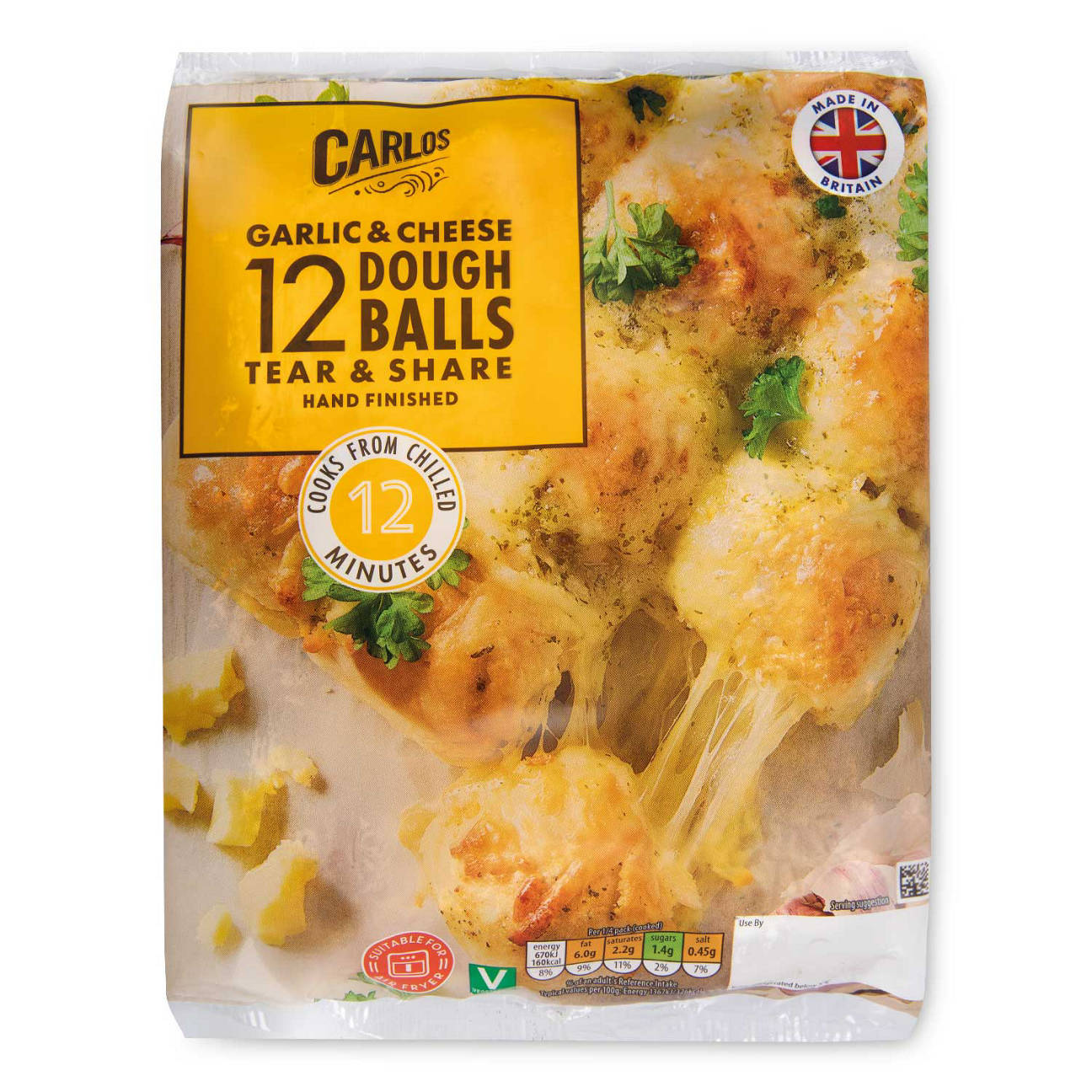 Garlic & Cheese Doughballs Tear & Share 12 Pack | ALDI UK