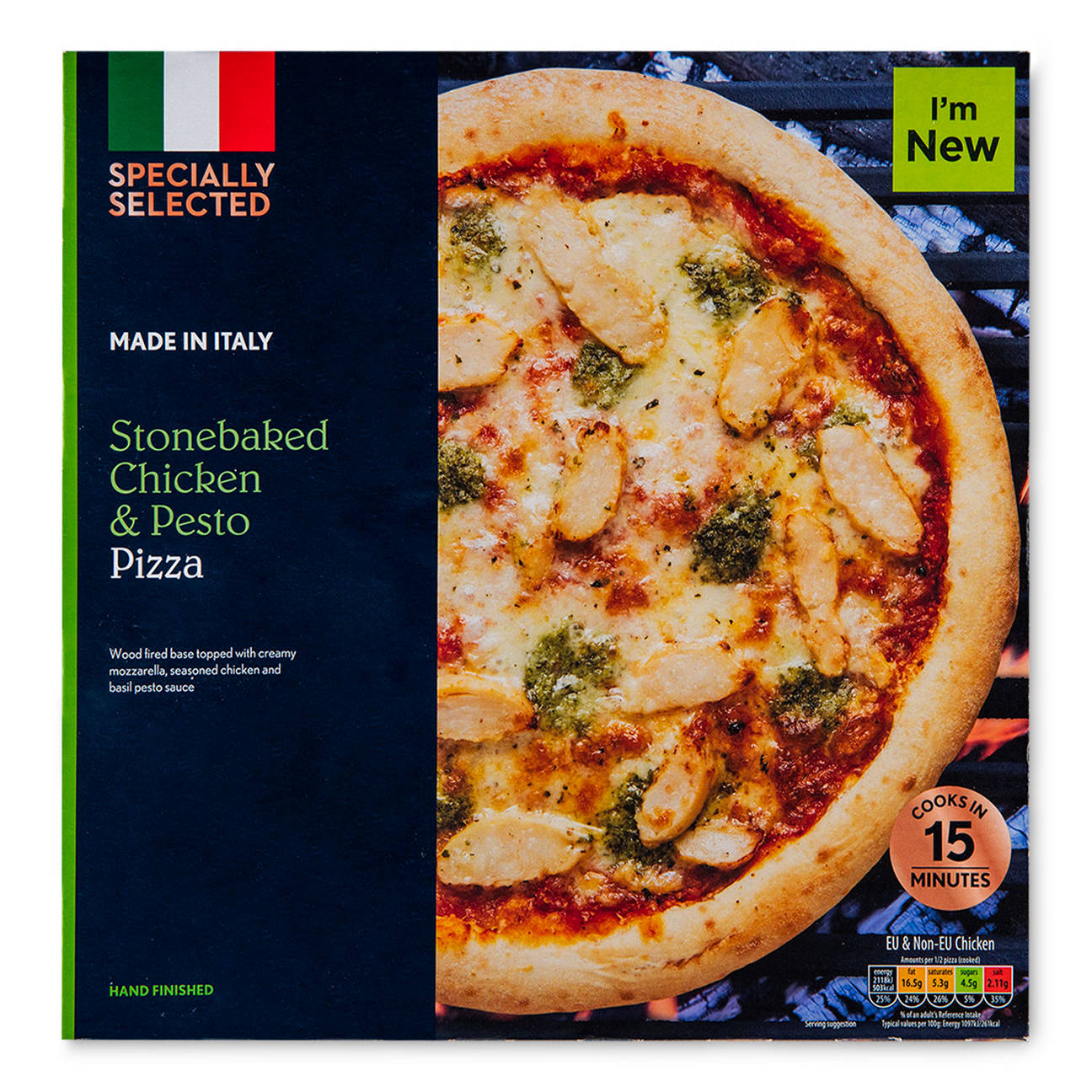 Stonebaked Chicken & Pesto Pizza | ALDI UK