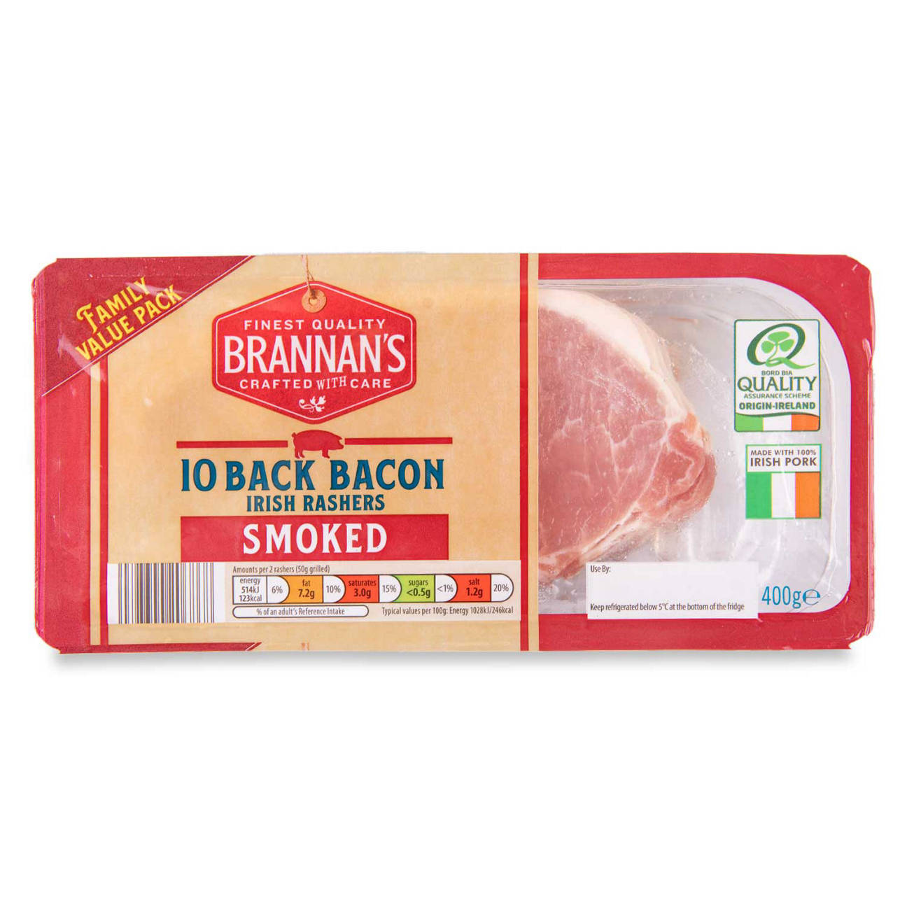 Irish Smoked Back Bacon 10 Pack | ALDI IE