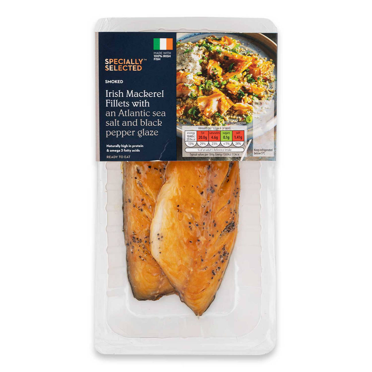 Seasalt & Black Pepper Irish Smoked Mackerel | ALDI IE