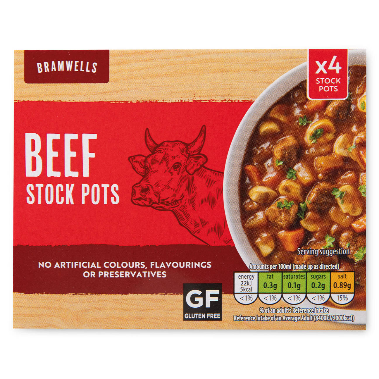 Beef Stock Pots 4 Pack | ALDI IE