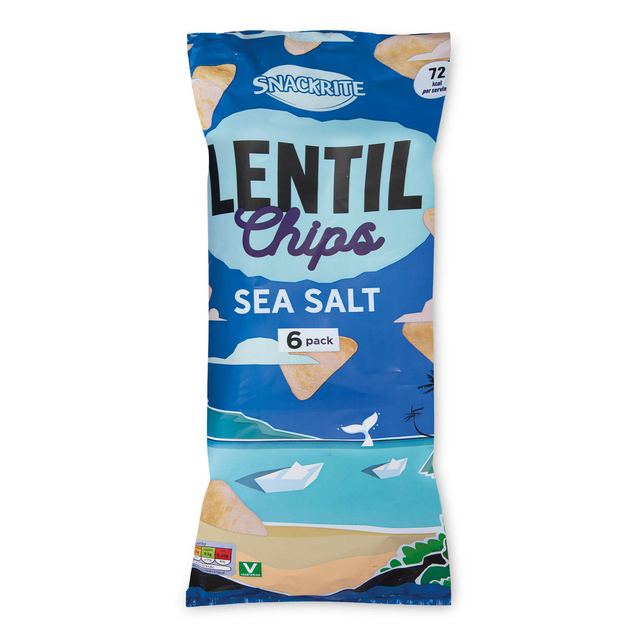 Sea Salt Lentil Chips 6 Pack | ALDI UK