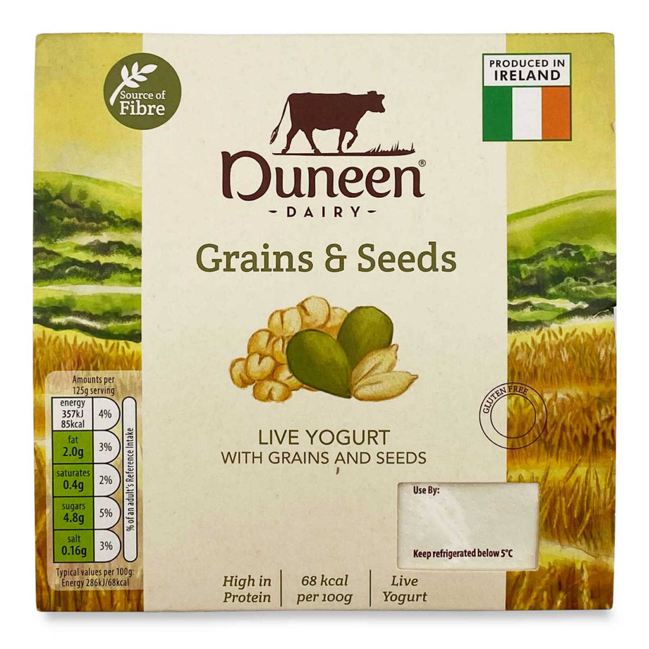 Live Yogurt with Grains & Seeds 4 Pack | ALDI IE