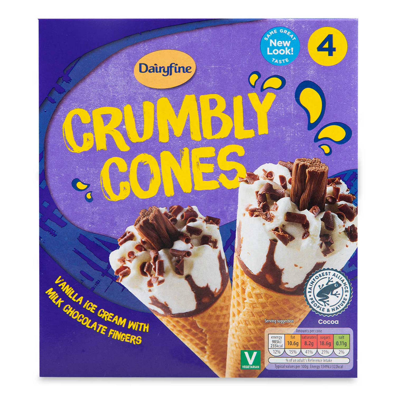 Crumbly Cones 4 Pack | ALDI UK