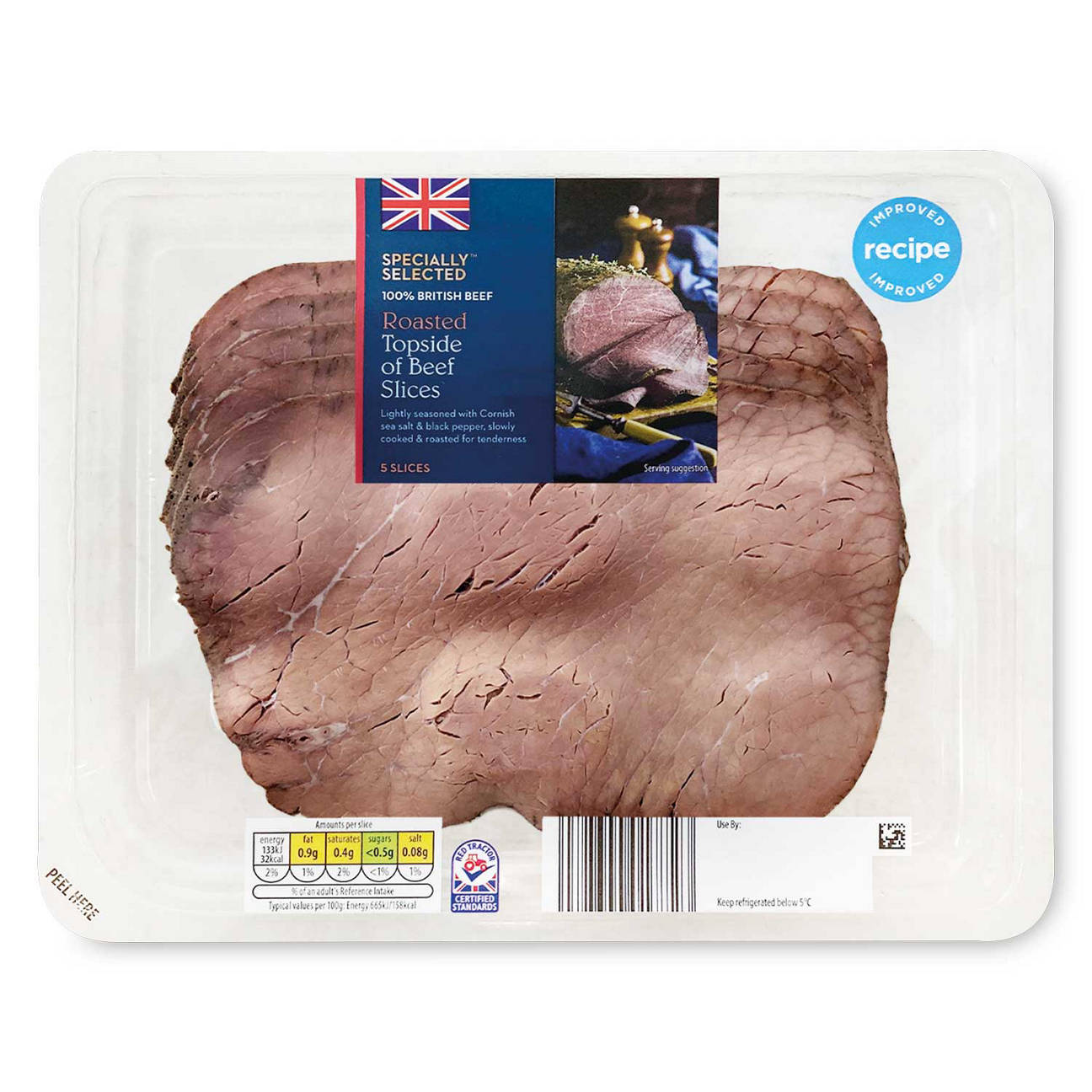 100% British Beef Roasted Topside of Beef 5 Slices | ALDI UK