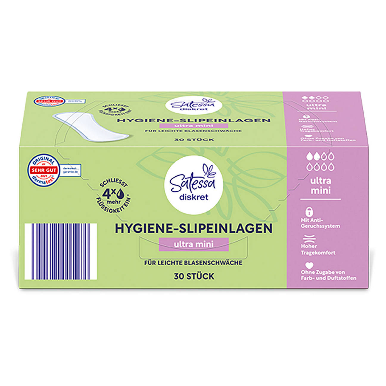 Hygiene-Slipeinlagen 30 Stück, Ultra Mini