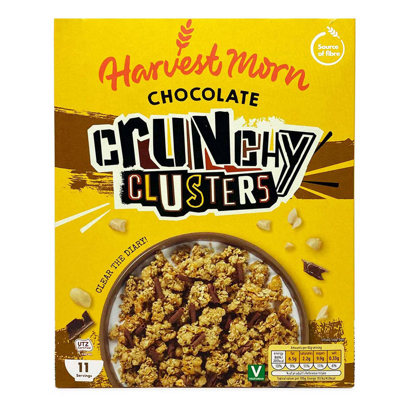 Chocolate Crunchy Clusters Cereal | ALDI UK