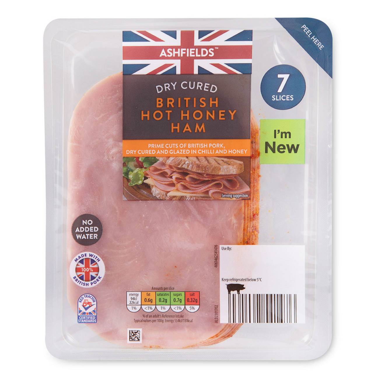 British Dry Cured Hot Honey Ham 7 Slices | ALDI UK