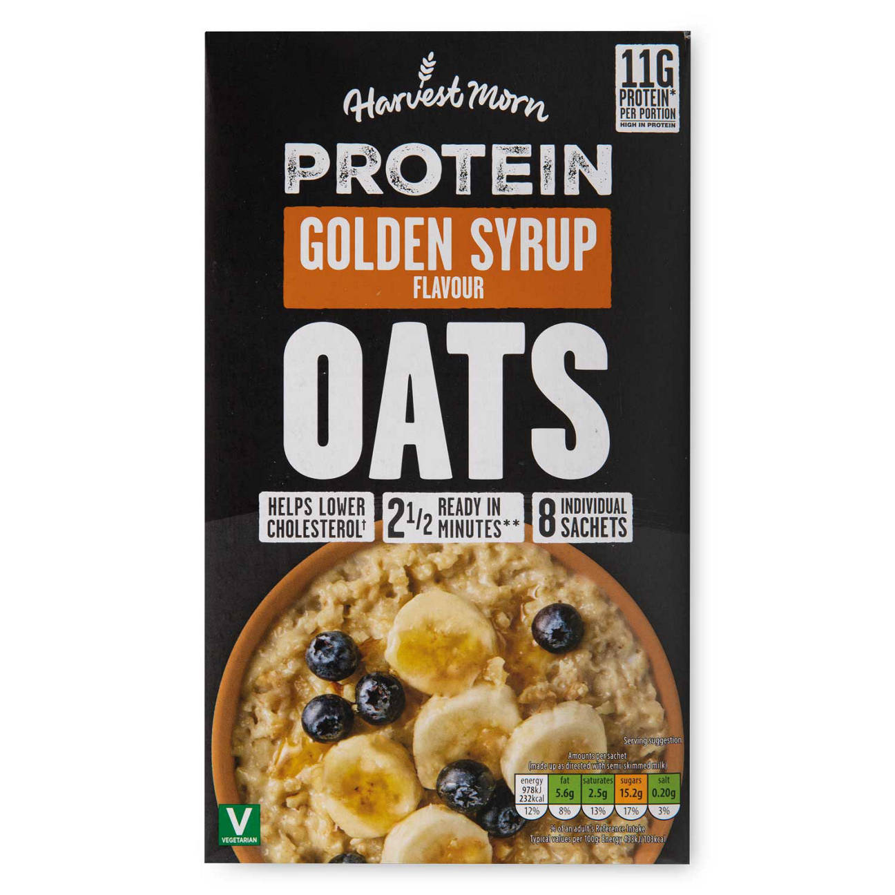 Golden Syrup Protein Porridge Sachet | ALDI UK