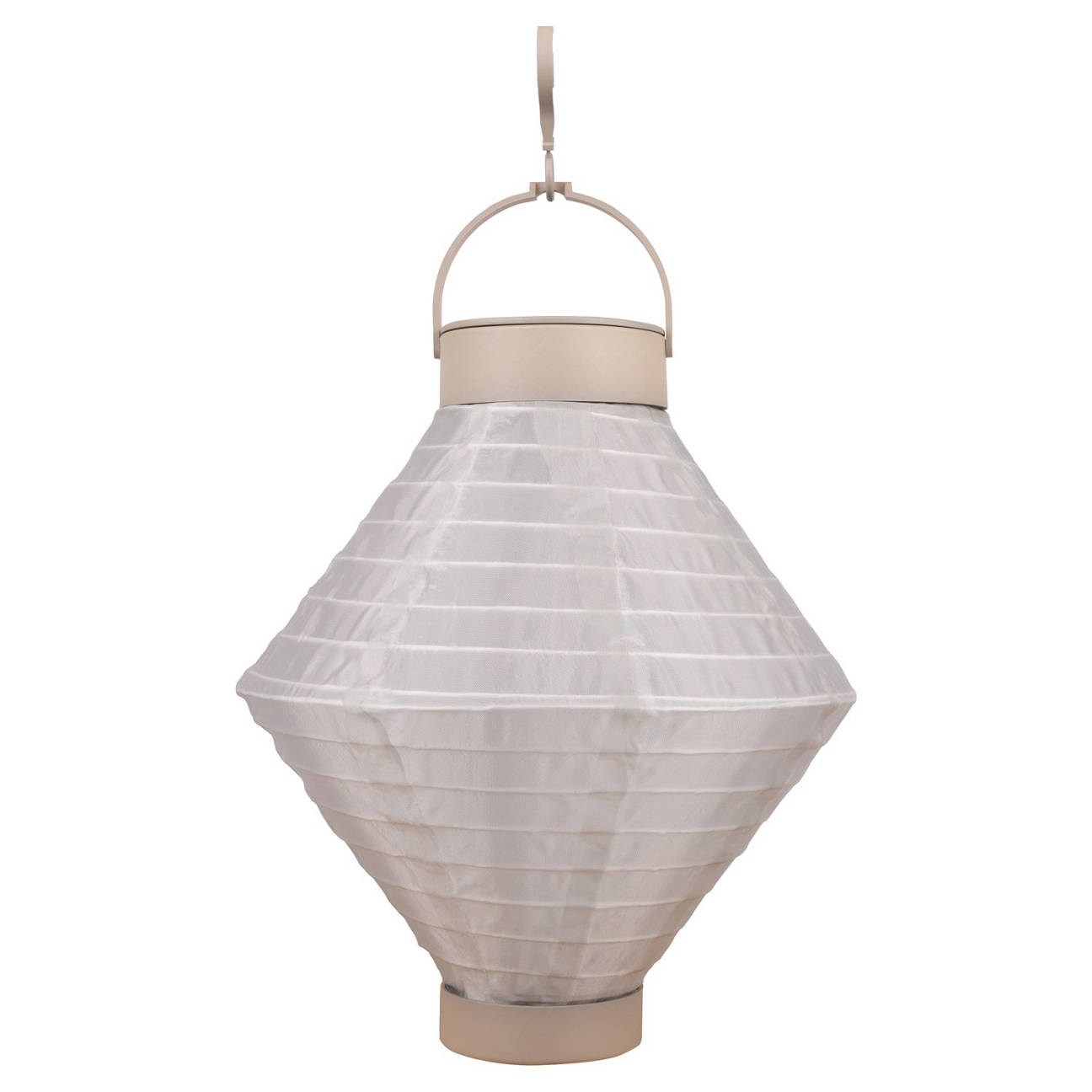 Solar-Lampion, Diamant, Beige