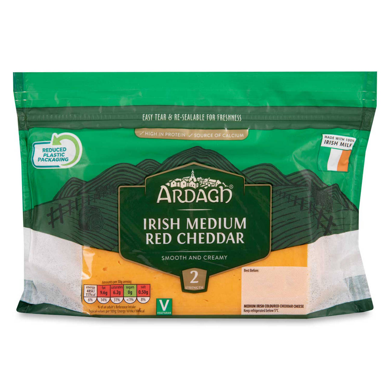 Irish Medium Red Cheddar Cheese | ALDI IE