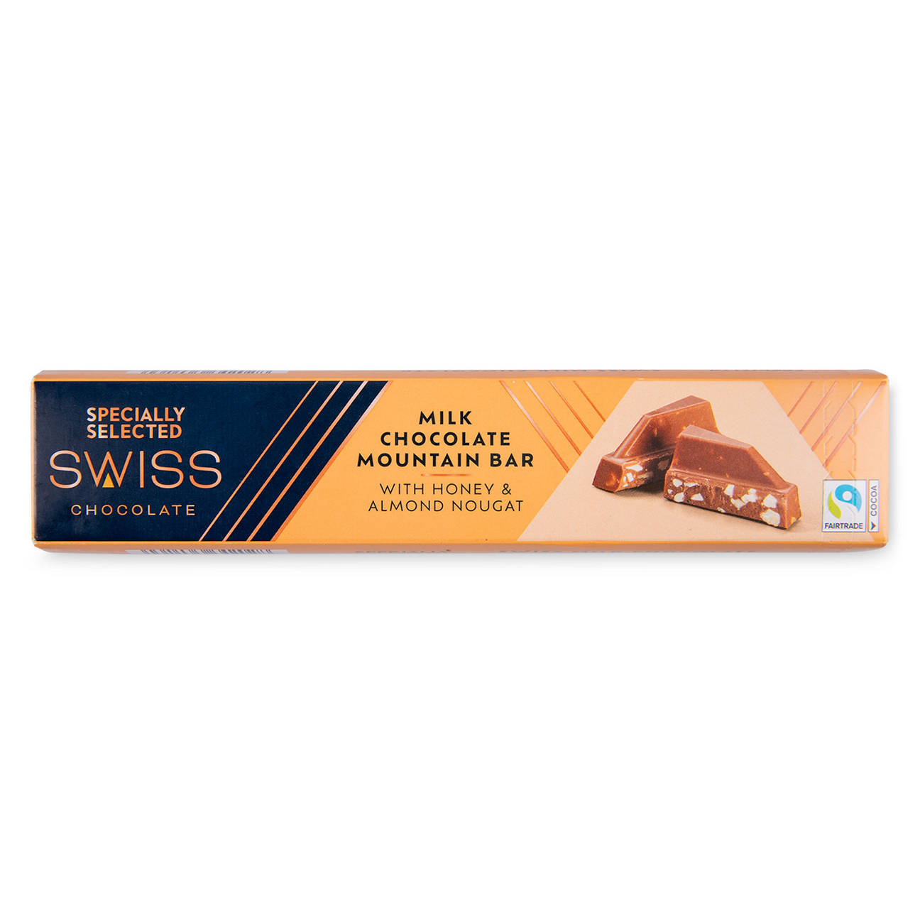Milk Chocolate Almonds & Honey Swiss Mountain Bar | ALDI UK