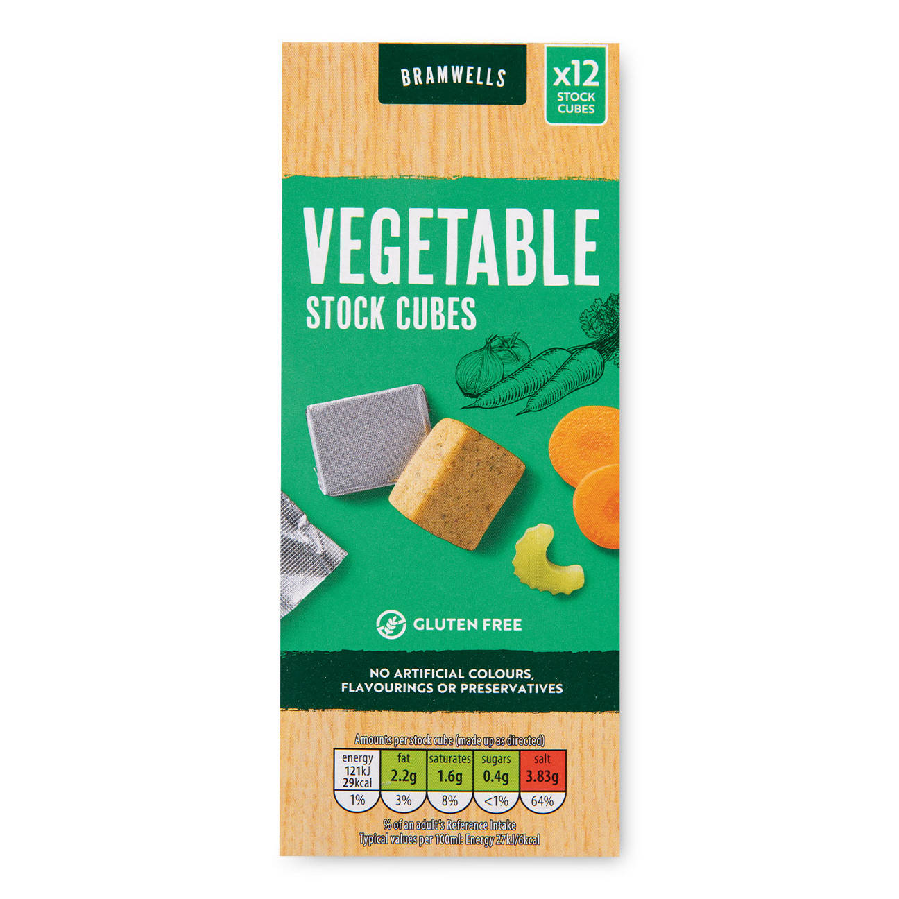 Vegetable Stock Cubes 12 Pack | ALDI IE