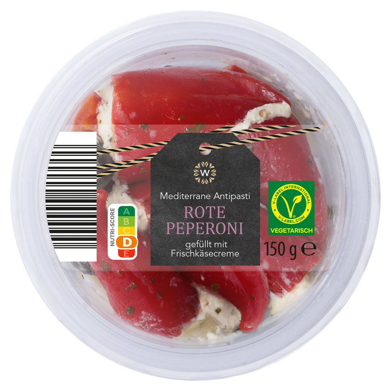 Mediterrane Antipasti 150 g, Rote Pepperoni