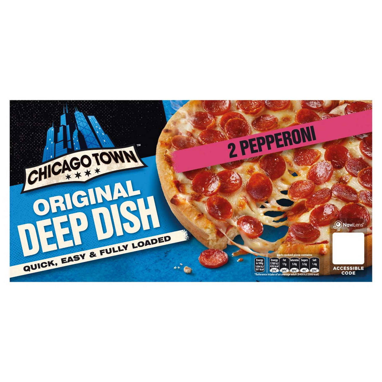 Fully Loaded Deep Dish Pepperoni Pizzas 2 Pack | ALDI UK