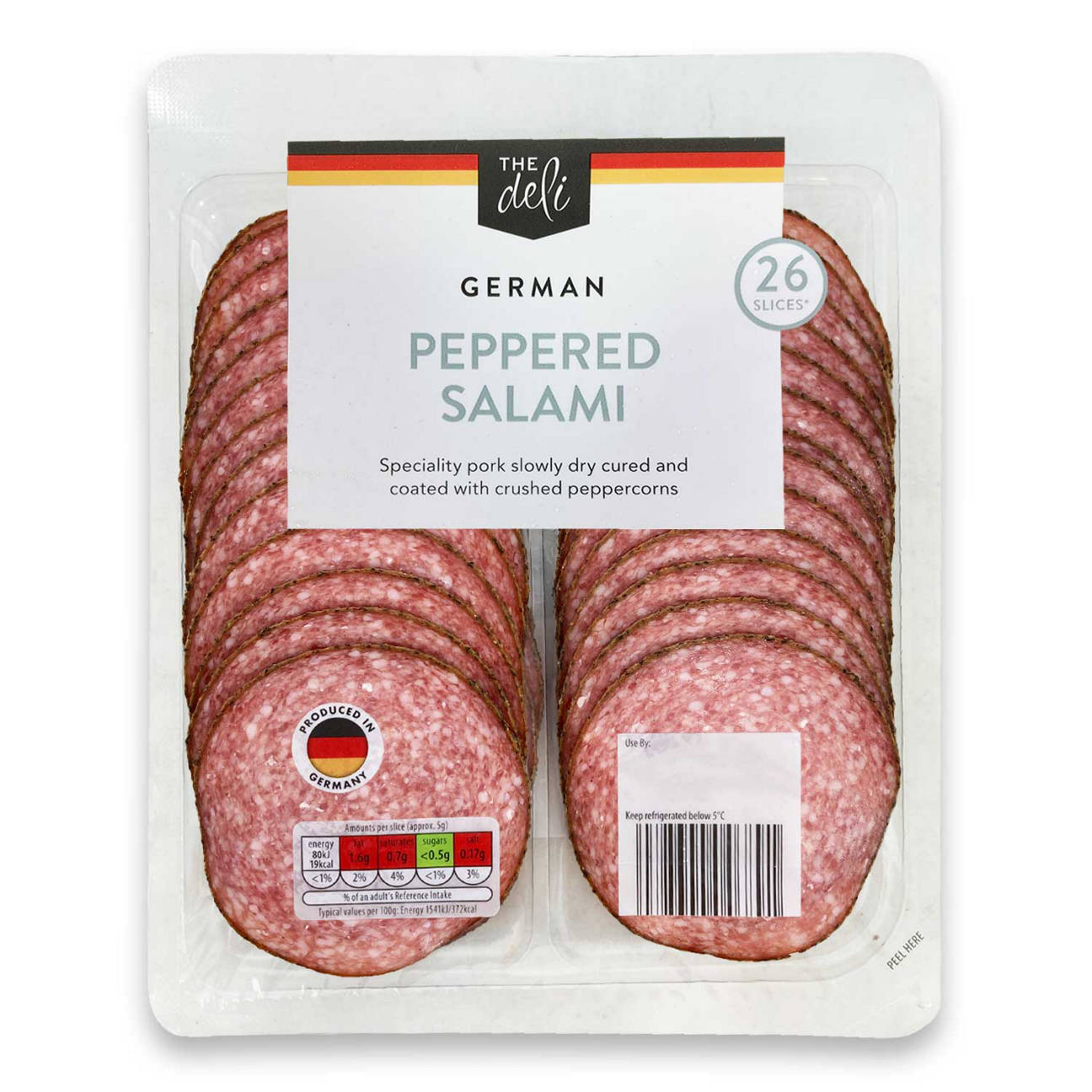 German Peppered Salami 26 Slices* | ALDI IE