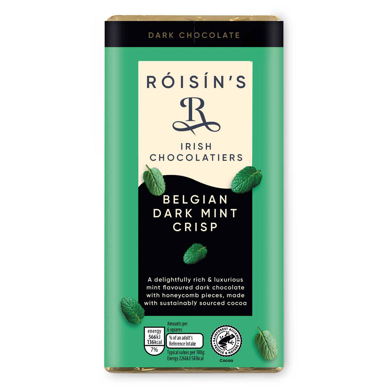 Handmade Dark Mint Crisp Chocolate Bar | ALDI IE