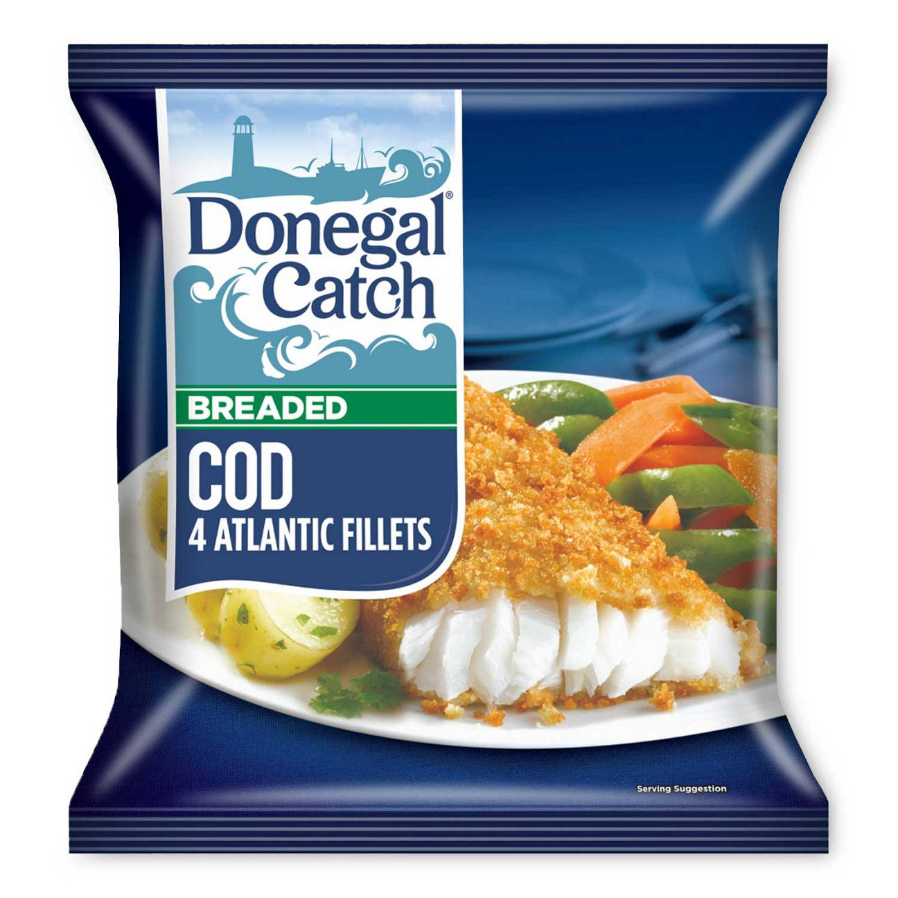 Breaded Atlantic Cod Fillets 4 Pack | ALDI IE