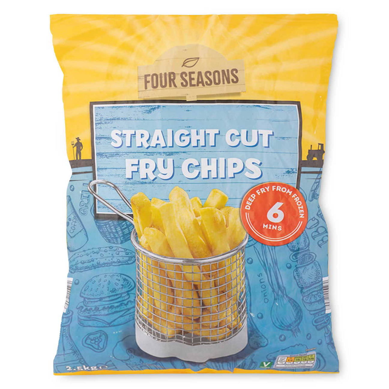 Straight Cut Fry Chips | ALDI IE