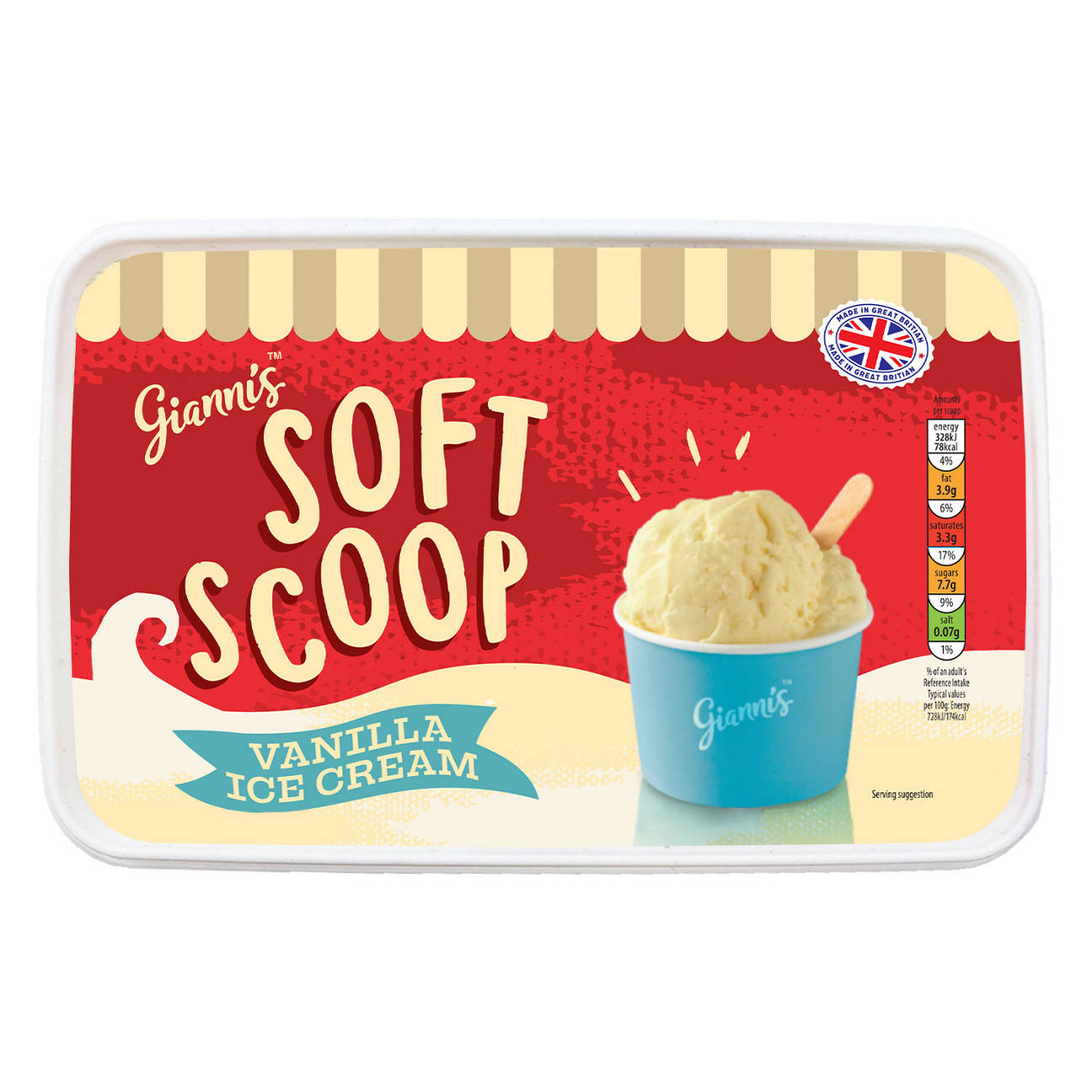 Soft Scoop Vanilla Ice Cream | ALDI UK