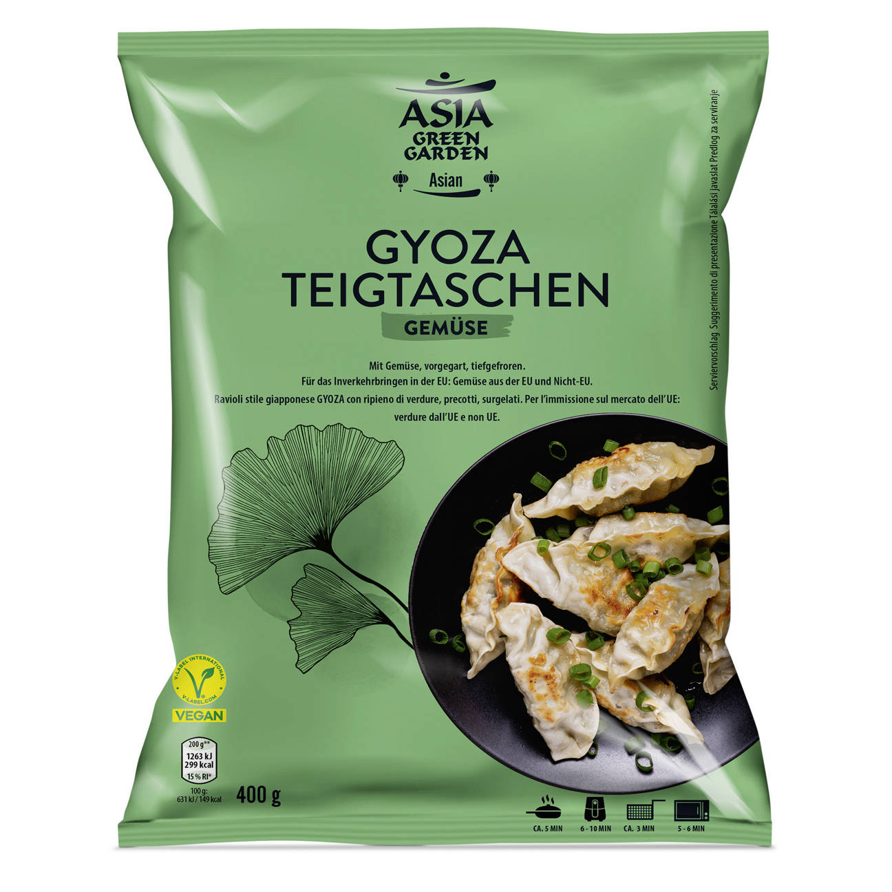 Gyoza, zelenjavni