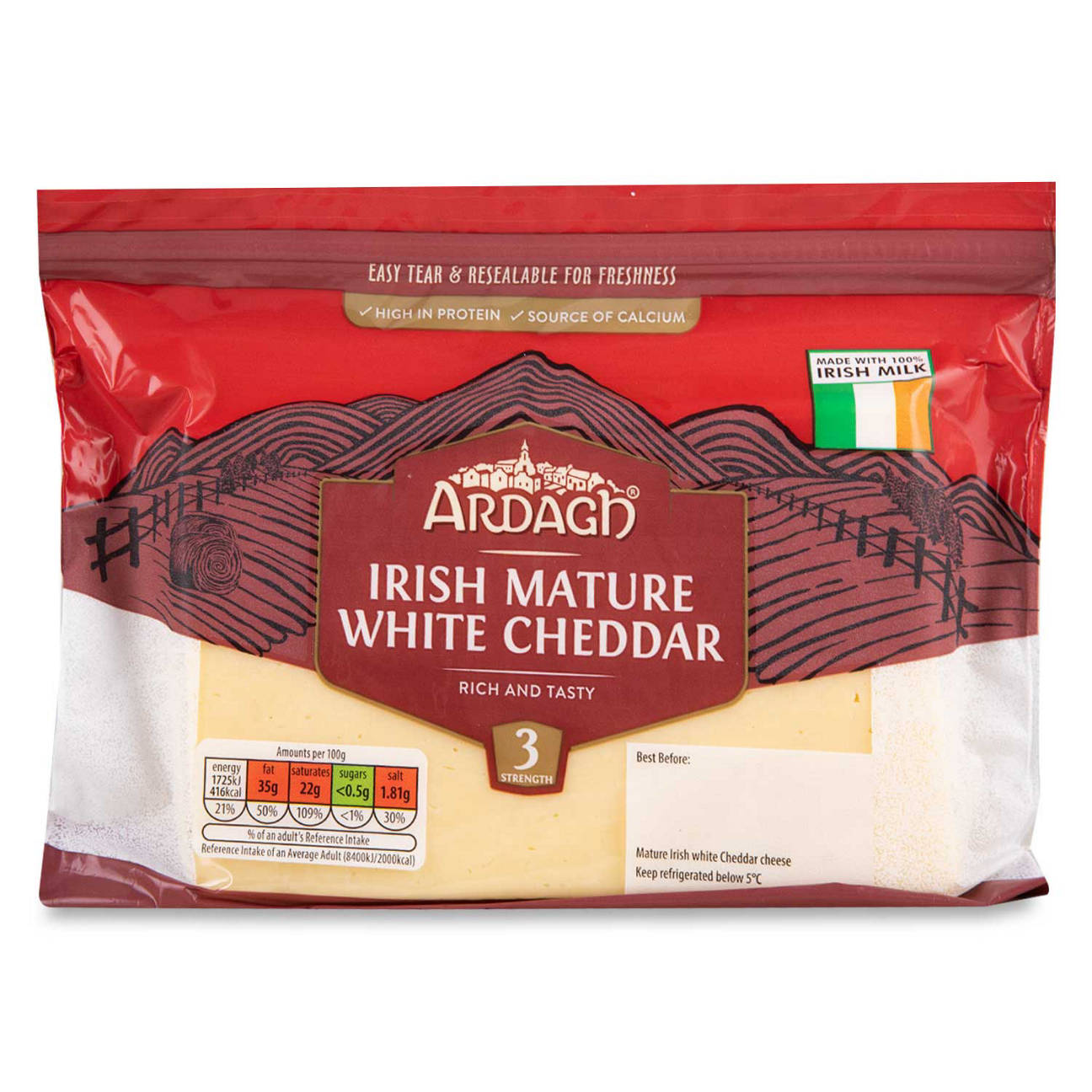Irish Mature White Cheddar Cheese | ALDI IE