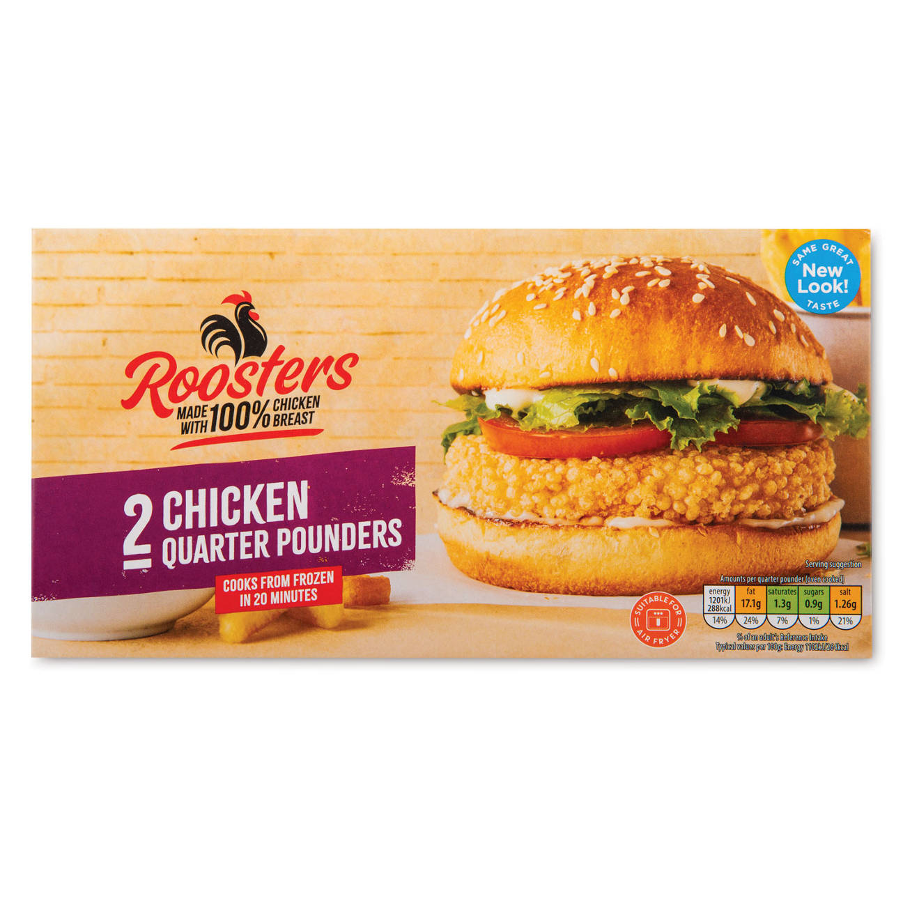 Chicken Quarter Pounders 2 Pack | ALDI IE