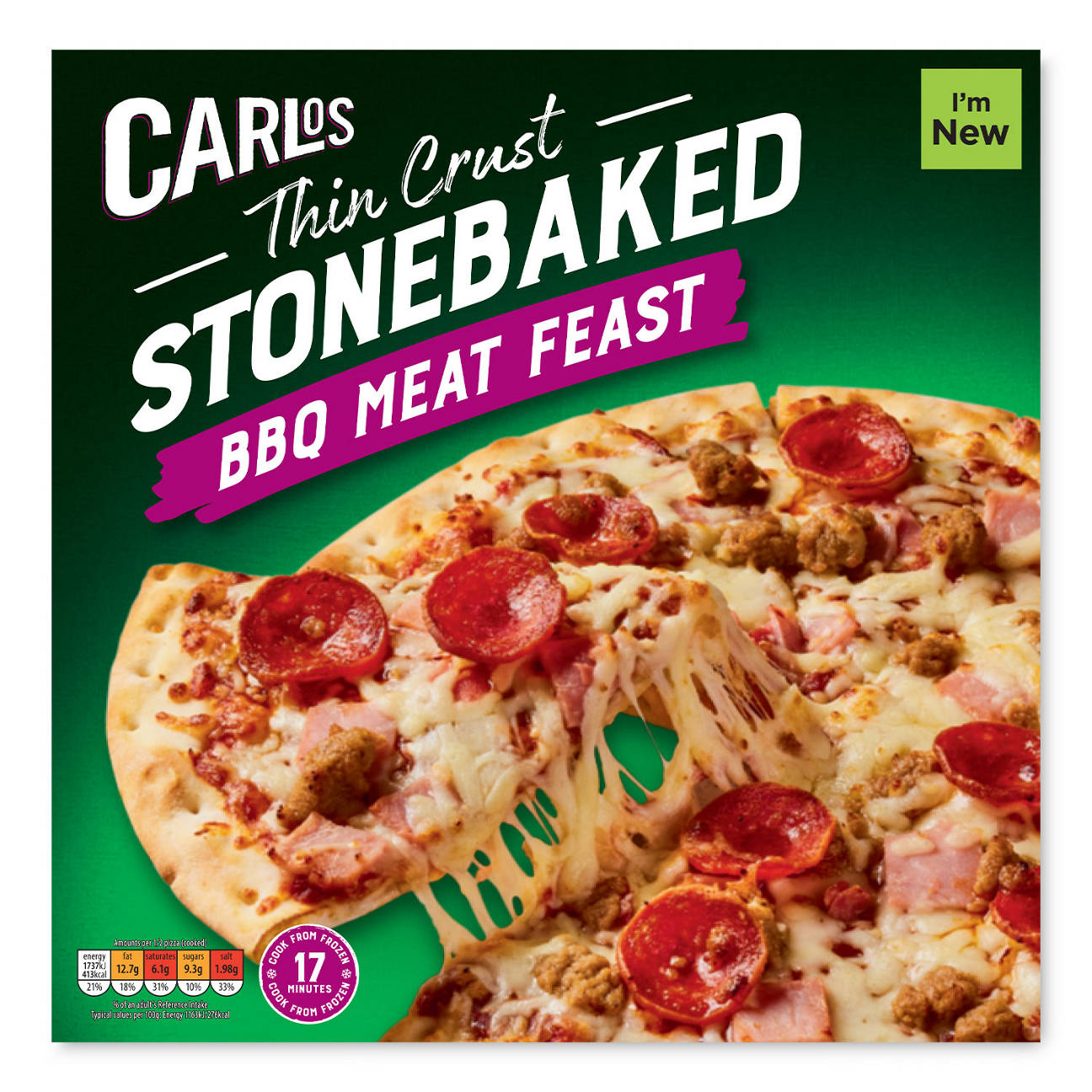 Thin Crust Stonebaked BBQ Meat Feast Pizza | ALDI UK