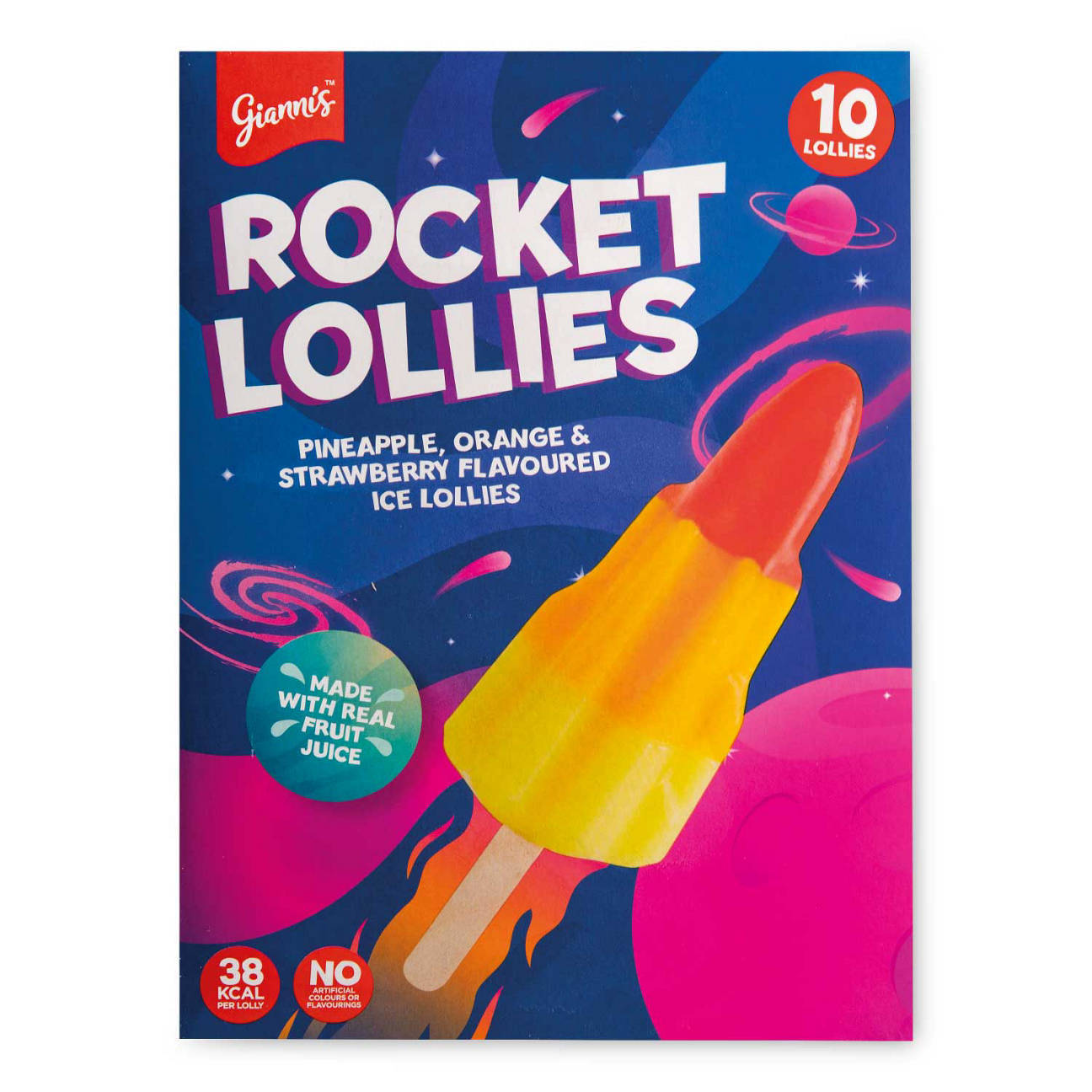 Rocket Lollies 10 Pack | ALDI UK