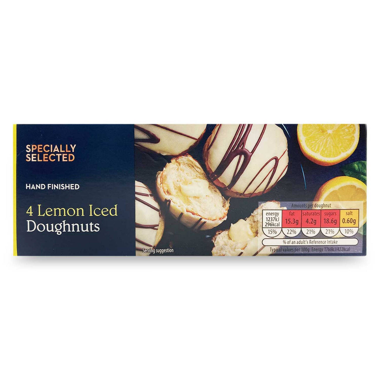 Lemon Iced Doughnuts 4 Pack | ALDI UK