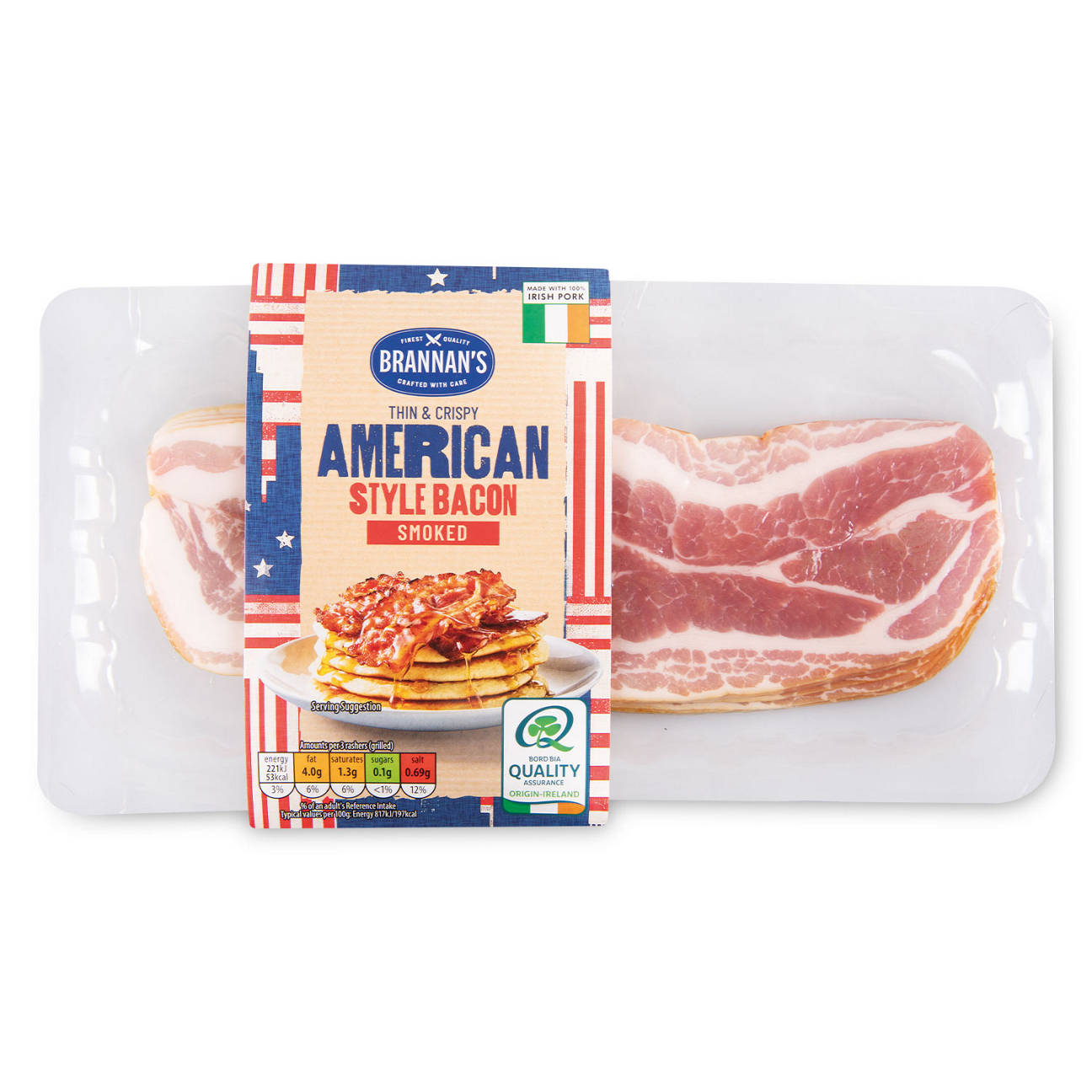 Thin & Crispy American Style Smoked Bacon | ALDI IE