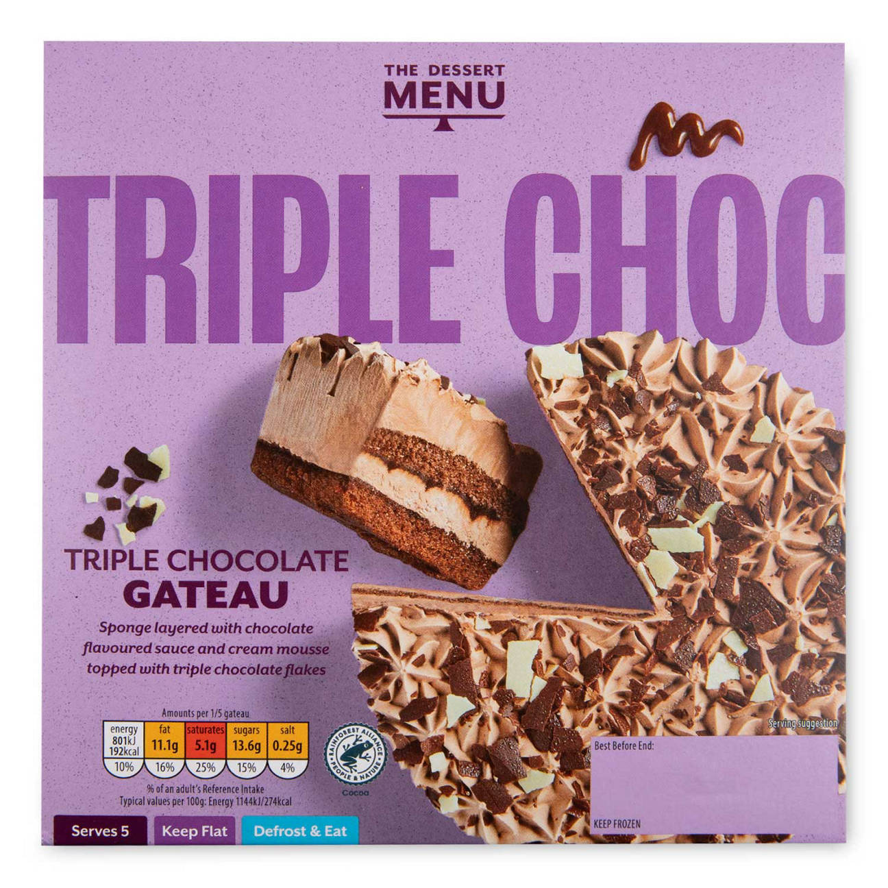 Triple Chocolate Gateau | ALDI UK