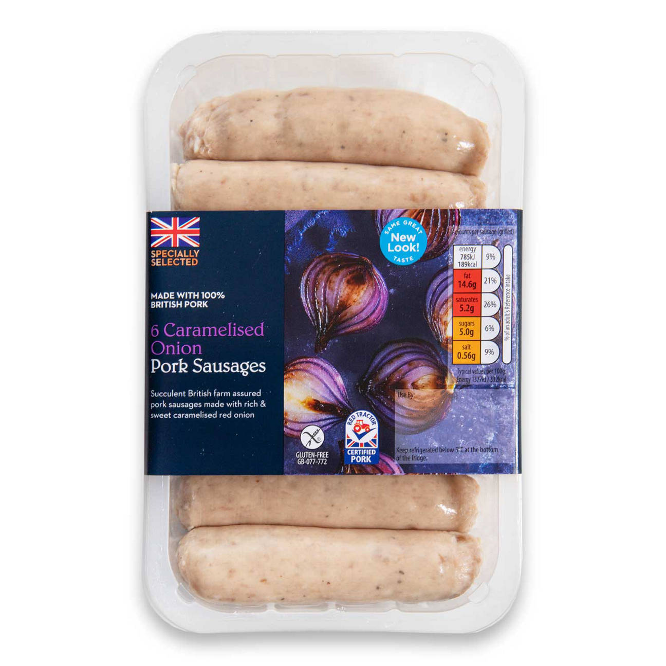 Caramelised Onion Pork Sausages 6 Pack | ALDI UK
