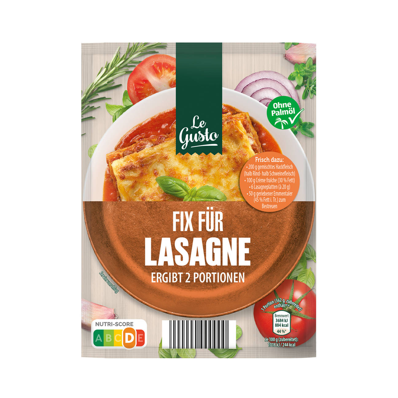Fix Mix 35 g, Lasagne