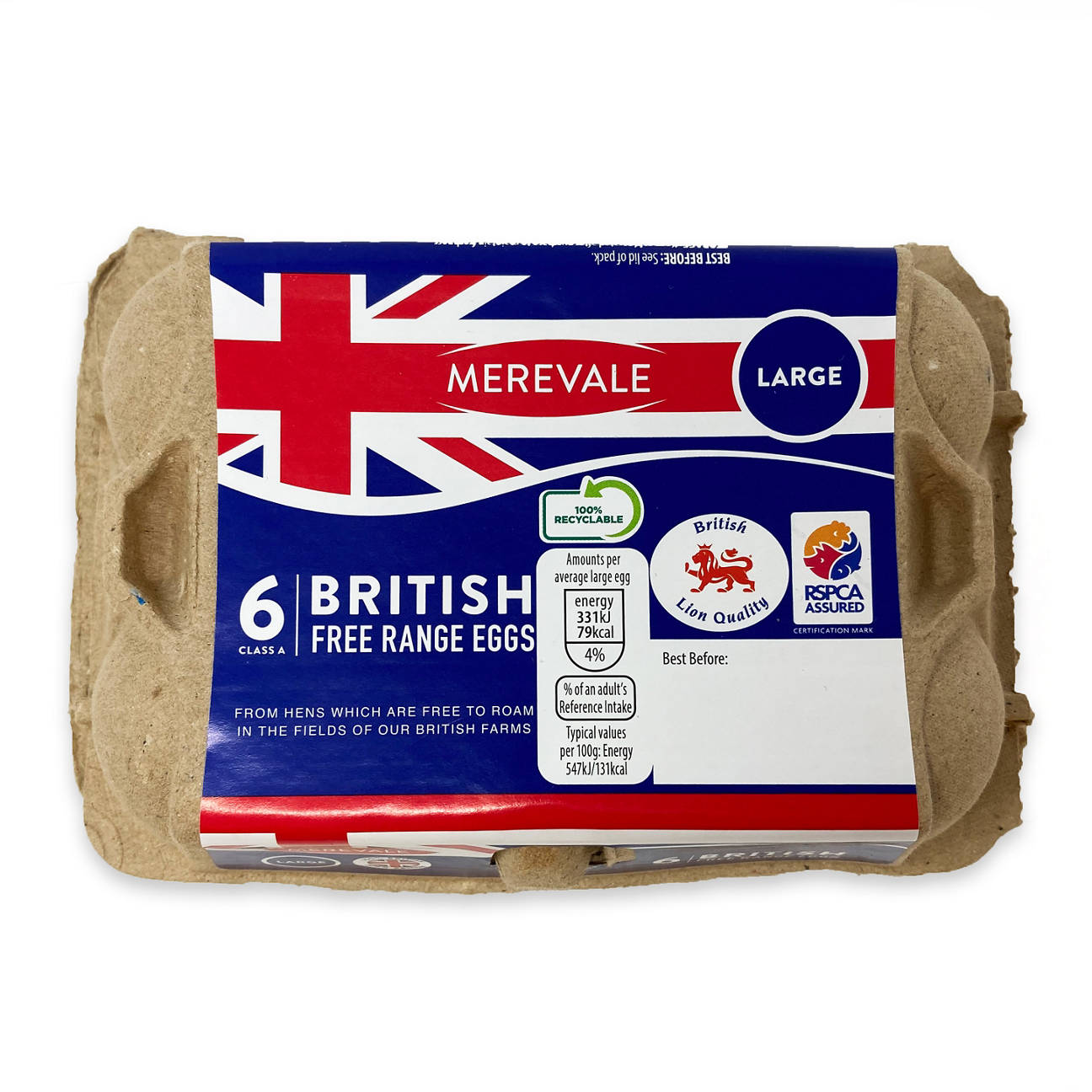 British Large Free Range Eggs 6 Pack | ALDI UK