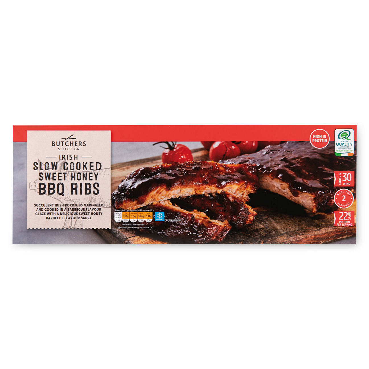 Irish Slow Cooked Sweet Honey BBQ Ribs | ALDI IE