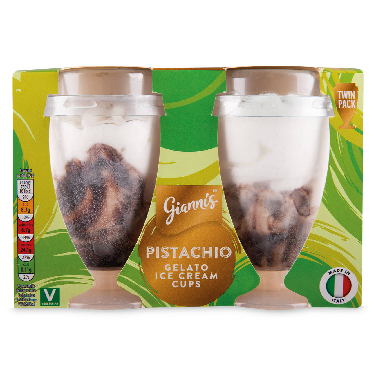 Gelato Ice Cream Cups 2 Pack | ALDI IE