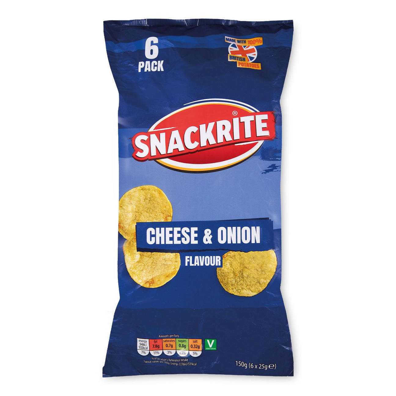 Cheese & Onion Crisps 6 Pack | ALDI UK