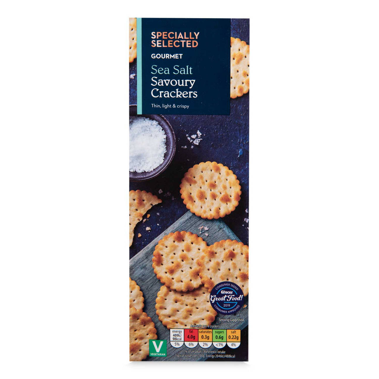 Gourmet Sea Salt Savoury Crackers | ALDI UK