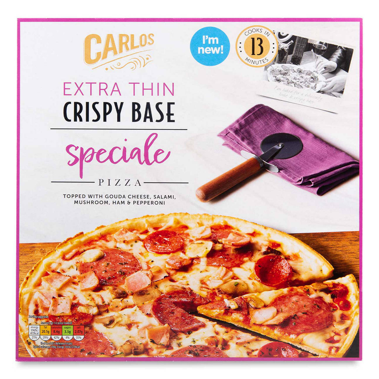 Extra Thin Crispy Base Speciale Pizza | ALDI IE