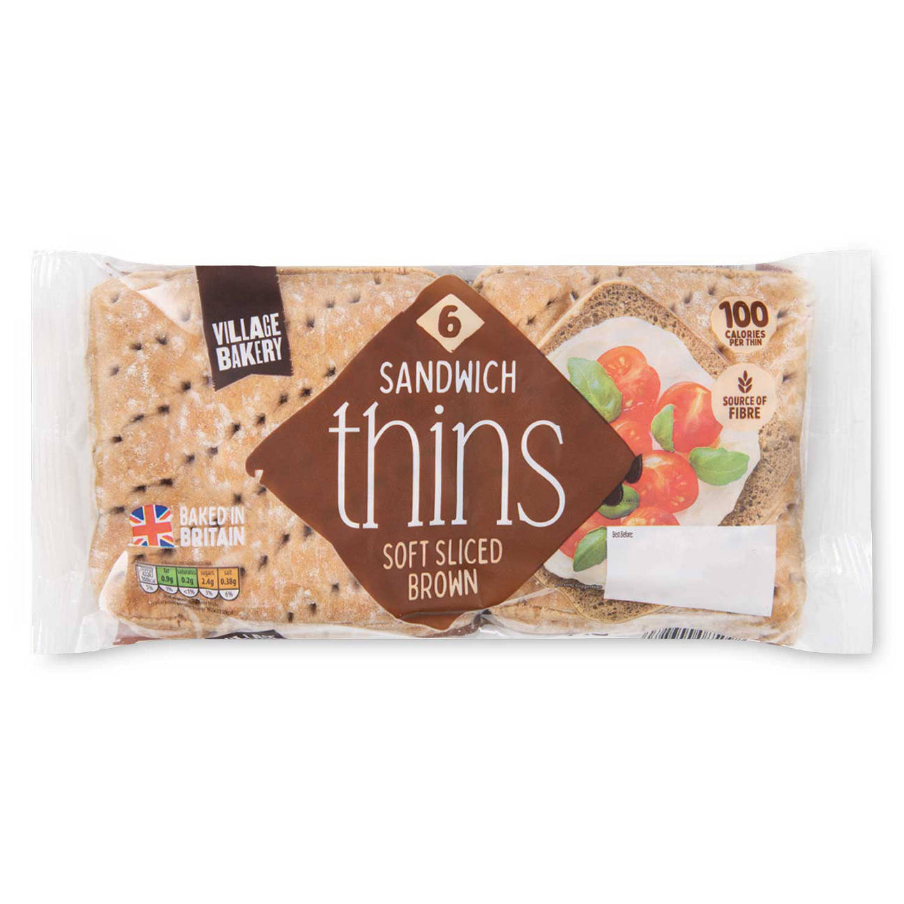 Brown Sandwich Thins 6 Pack | ALDI UK